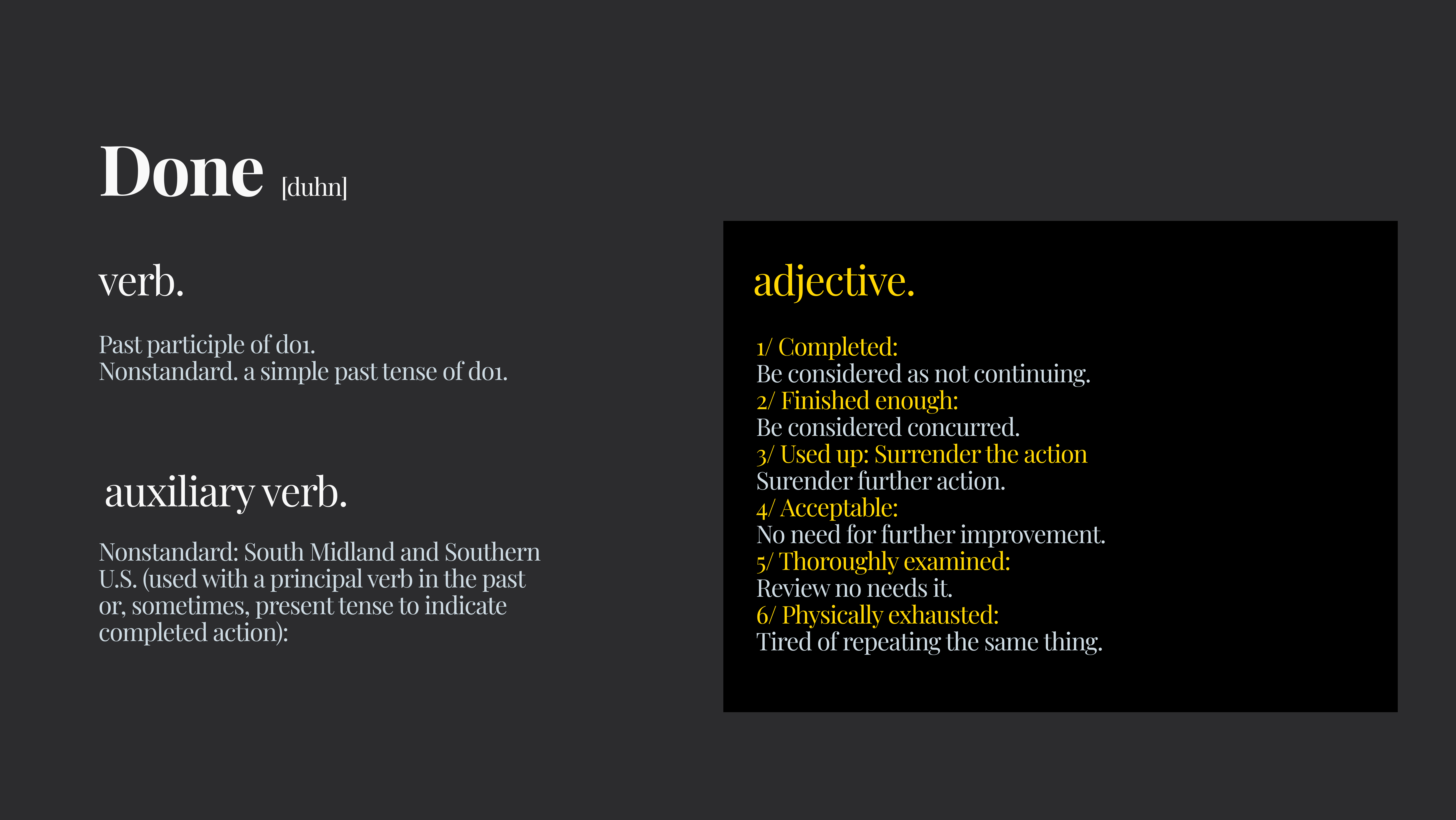 DoD — Check List for Designers. - DaS™